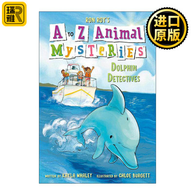 英文原版 A to Z Animal Mysteries #4 Dolphin Detectives 动物神秘案件系列4 海豚侦探 Ron Roy 英文版 进口英语原版书籍