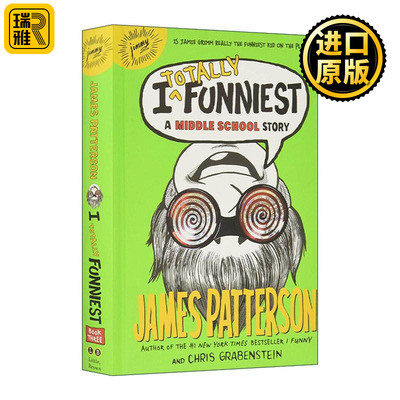 英文原版 I Totally Funniest 撞墙日记3 肯定是有趣的 精装 中学滑稽故事 英文版 进口英语原版书籍