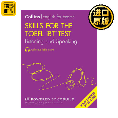 英文原版 Skills for the TOEFL iBT Test Listening and Speaking 新托福考试教材 听力和口语 改革版第三版 含在线音频 英文版