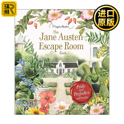 英文原版 The Jane Austen Escape Room Book 简奥斯丁益智游戏书 精装 傲慢与偏见字谜 英文版 进口英语原版书籍