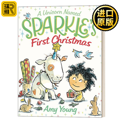A Unicorn Named Sparkle's First Christmas 独角兽 史巴克的第一个圣诞节 纸板书
