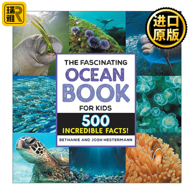 英文原版 The Fascinating Ocean Book for Kids 迷人的儿童海洋书 全彩插图自然科普百科 英文版 进口英语原版书籍