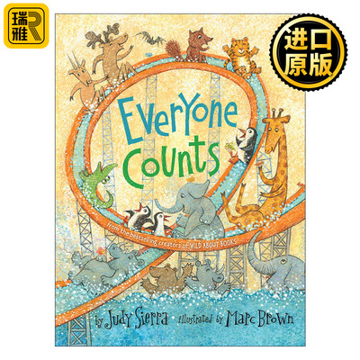 Everyone Counts 每个人都很重要 Marc Brown插图 儿童性格情商养成 亲子共读精装绘本 Judy Sierra