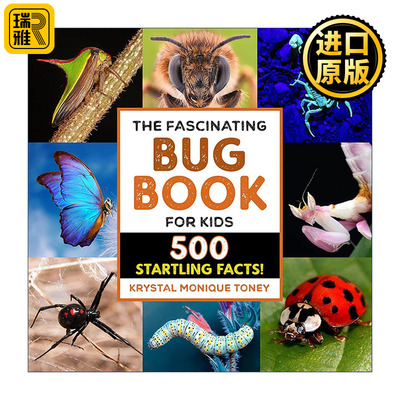 英文原版 The Fascinating Bug Book for Kids 迷人的儿童昆虫书 全彩插图自然生物科普百科 英文版 进口英语原版书籍