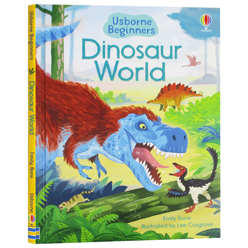 初探恐龙世界 英文原版绘本 Usborne Dinosaur World 尤斯伯恩揭秘系列 儿童常识启蒙认知成长读物 幼儿图画书低幼版 英语书籍
