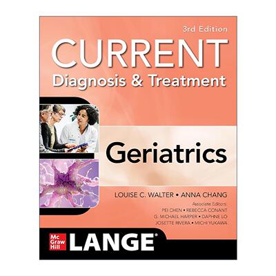 英文原版 Current Diagnosis and Treatment Geriatrics 现代老年病学诊断和治疗 第3版 英文版 进口英语原版书籍