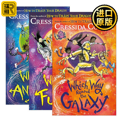 英文原版 Which Way 去哪儿哪条路系列3册 驯龙高手和魔镜奇谭作者 儿童奇幻小说 英文版 进口英语原版书籍