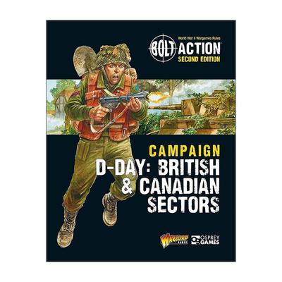 英文原版 Bolt Action Campaign D-Day British & Canadian Sectors 桌面战争兵棋 英文版 进口英语原版书籍