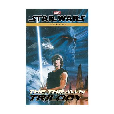 英文原版 Star Wars Legends The Thrawn Trilogy 星球大战传奇 索龙三部曲 漫威漫画 Mike Baron 英文版 进口英语原版书籍
