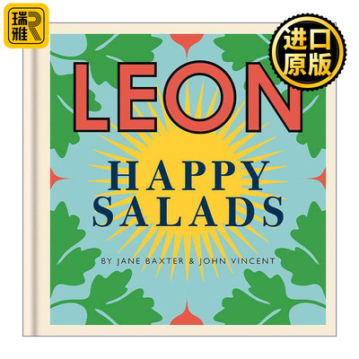英文原版 Happy Leons Leon Happy Salads 莱昂的快乐沙拉 100多个沙拉食谱精装 英文版 进口英语原版书籍