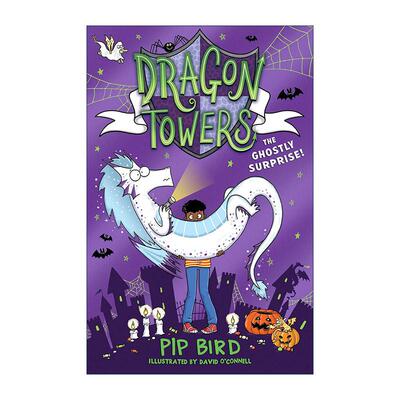 英文原版 Dragon Towers The Ghostly Surprise 龙塔学院2 龙幽灵 儿童插画故事书 英文版 进口英语原版书籍