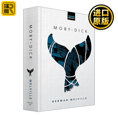 英文原版 Moby-Dick 白鲸 多佛布面精装收藏经典 赫尔曼·麦尔维尔 英文版 进口英语原版书籍