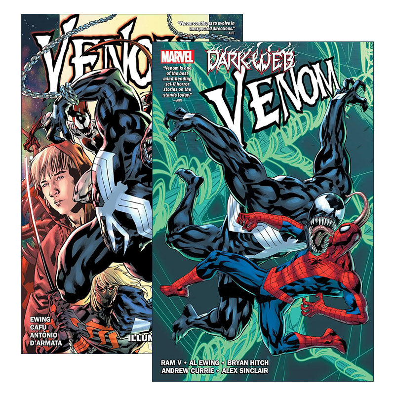 英文原版 Venom By Al Ewing & Ram V 毒液漫画系列3-4册 漫威漫画 英文版 进口英语原版书籍_虎窝淘