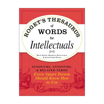 英文原版 Roget's Thesaurus of Words for Intellectuals 罗氏同义词典 英文版 进口英语原版书籍