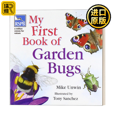 RSPB My First Book of Garden Bugs RSPB我的第一本花园昆虫书 儿童自然科普绘本 精装