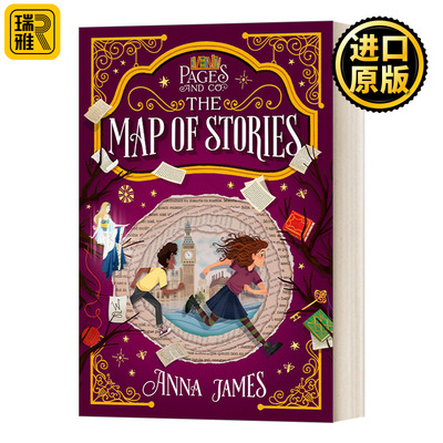 英文原版 Pages & Co. 3 The Map of Stories 穿梭童话故事集3 儿童奇幻小说 Anna James 进口英语书籍