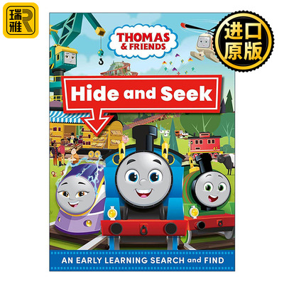 英文原版 Thomas & Friends Hide and Seek 托马斯小火车找找书 儿童互动型绘本 英文版 进口英语原版书籍