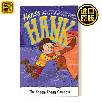 The Soggy, Foggy Campout (Here's Hank 08) 这是汉克系列8 6-8岁儿童成长主题章节桥梁故事书 阅读障碍 Scott Garrett
