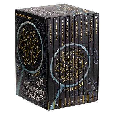 英文原版 Nancy Drew Diaries 90th Anniversary Collection 1-10 90