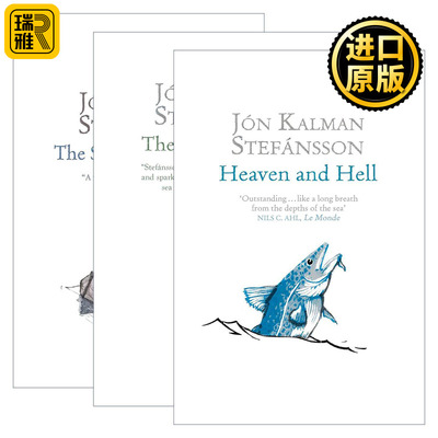 英文原版 Heaven and Hell/The Sorrow of Angels/The Heart of Man 冰岛三部曲系列3册 Jon Kalman Stefansson 英文版 进口书籍