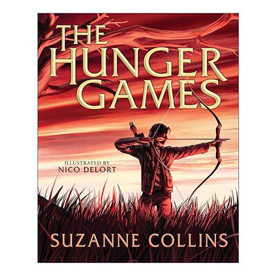 英文原版 The Hunger Games 饥饿游戏1 精装插图版 英文版 进口英语原版书籍
