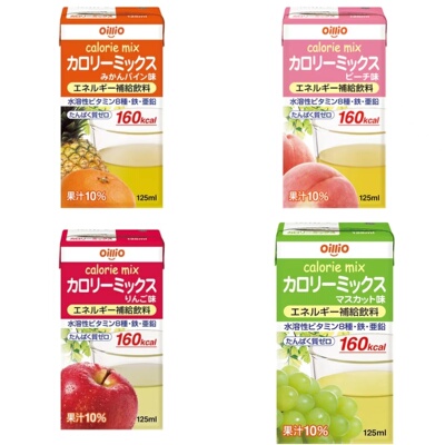 【直邮】日本日清oillio果汁苹果白桃维生素铁锌0蛋白能量补充饮