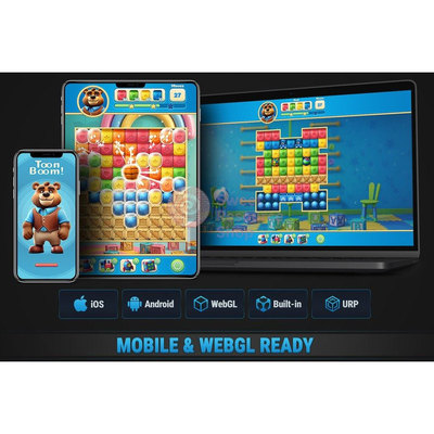 Unity MK Match-2 Blast Kit Puzzle Game Template1.2.0休闲游戏