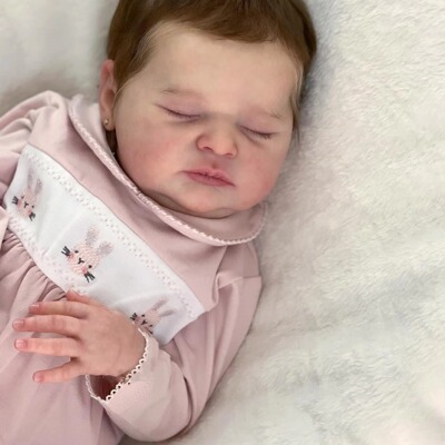 50厘米高彩重生娃娃仿真婴儿reborn baby doll女孩软胶玩偶过家家