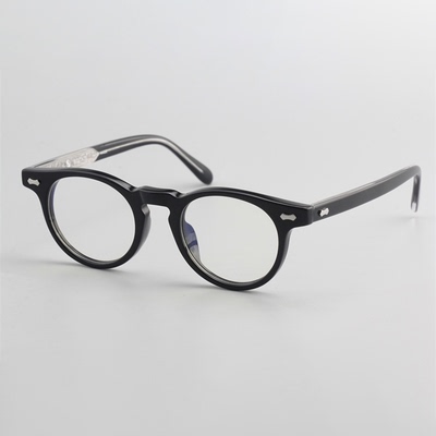 日系波士顿圆框眼镜近视