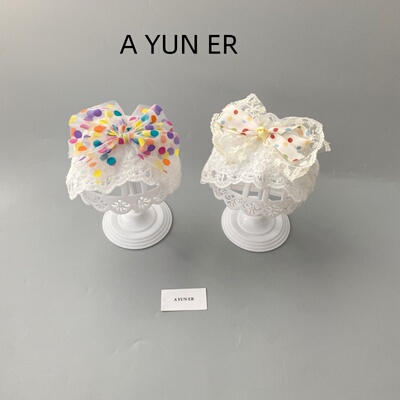 婴儿帽子夏薄新生儿公主护囟门帽