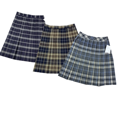 中古日制古着校供百褶裙正统校供JK制服裙气质甜美半身裙