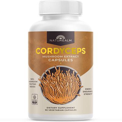 美国代购Naturealm Cordyceps Mushroom Capsules30Day Supply
