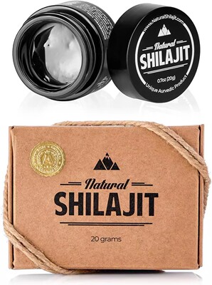 美国代购NATURAL SHILAJIT Resin -20 Gram 60-90 Day Supply | S