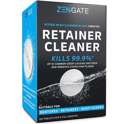 美国代购Retainer Cleaner Tablets Quick 3Minute Clean