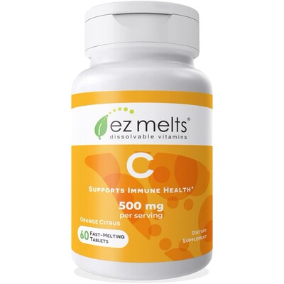 美国代购EZ Melts Dissolvable Vitamin C 500 mg SugarFree