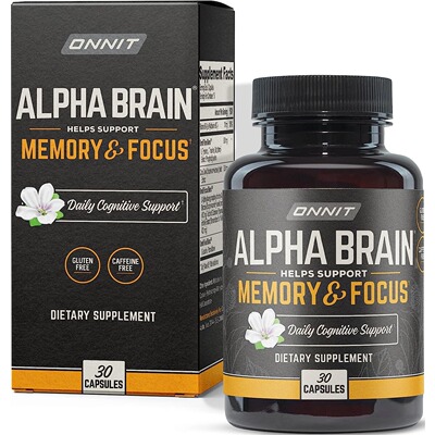 美国代购Onnit Alpha Brain Premium Nootropic Brain