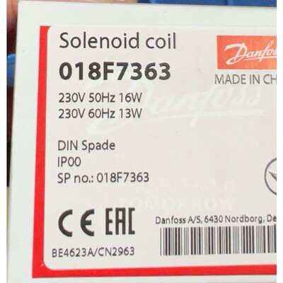 工程剩余全新原装DANFOSS线圈018F7363现货七个 议价 维修