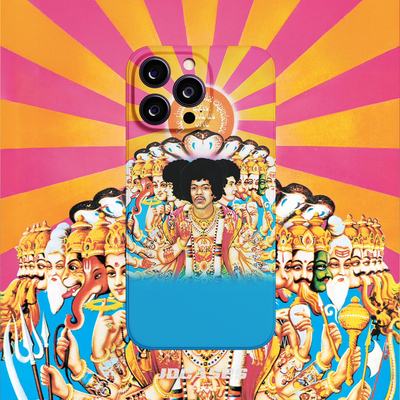 Jimi Hendrix吉他之神 16promax手机壳小众菲林壳防摔苹果17全包软壳安卓