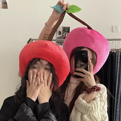搞怪双人头套生日派对拍照帽子