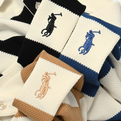 保罗pol衫半袖潮流条纹t