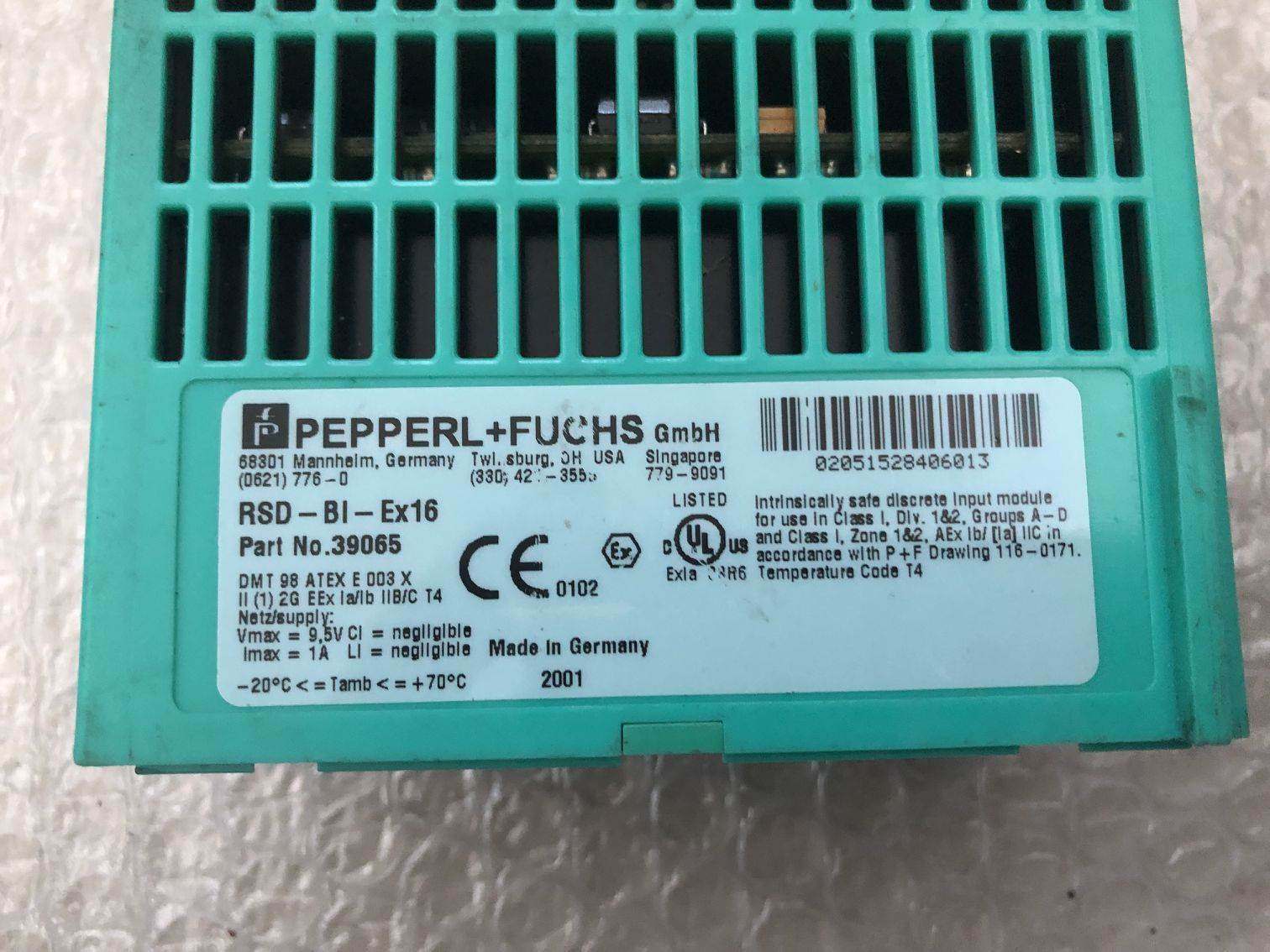 议价PEPPLERL+FUCHS倍加福模块RSD-BI-EX16原装现货_虎窝淘