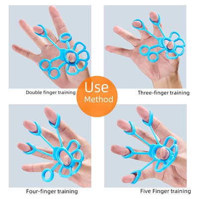 Finger stretcher橡筋手指训练器手指伸展锻炼器张力拉力器肌力环