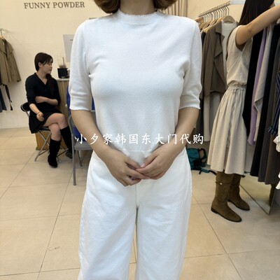一件包邮 小夕韩国东大门代购 FUNNY POWDER 26秋季女装新衬衫