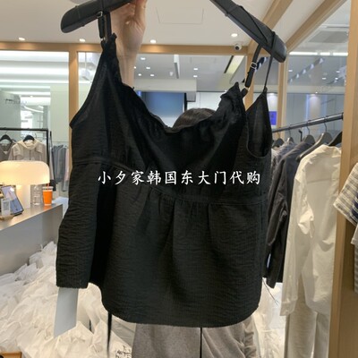 一件包邮 小夕韩国东大门代购OBJECT 26夏款女装 细肩带吊带上衣