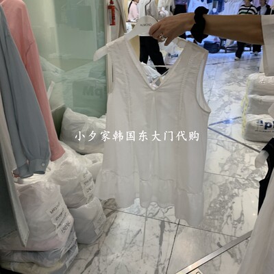 一件包邮 小夕韩国东大门代购 ALMOND26夏款女装简约纯色吊带背心
