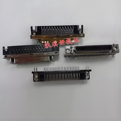 SCSI插头MDR D端子HPCN50P母座 50芯SKS 3M代替品伺服SCSI连接器