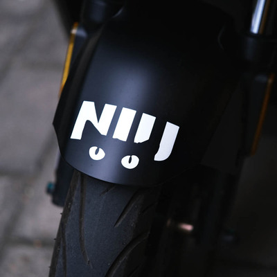 适用于小牛NXT/MT/U3/F400t/FXT/NT可爱猫咪电动车挡泥板装饰贴纸