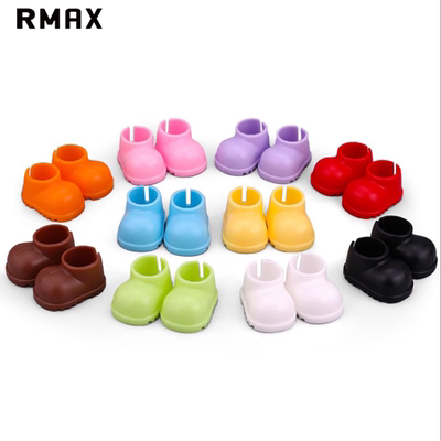 RMAX适用迷你拉布布4.0鞋子labubu四代心底密码换装站立彩色鞋子