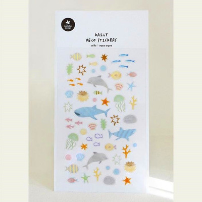 韩国sonia贴纸海底世界