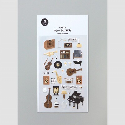 韩国sonia贴纸爵士咖啡馆